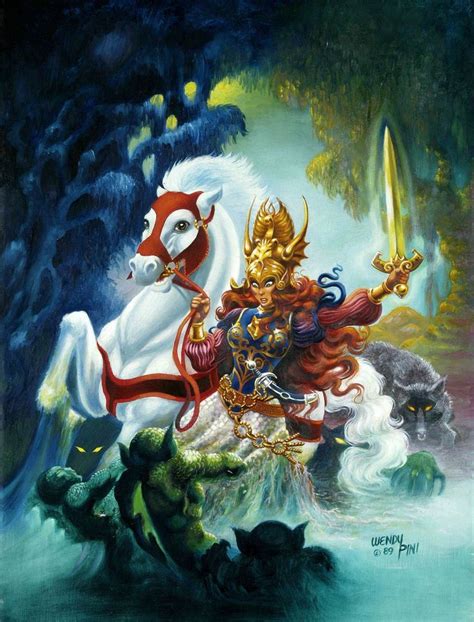 Wendy Pini Elfquest 1990 Fantasy Art Fantasy Artwork Horror Art