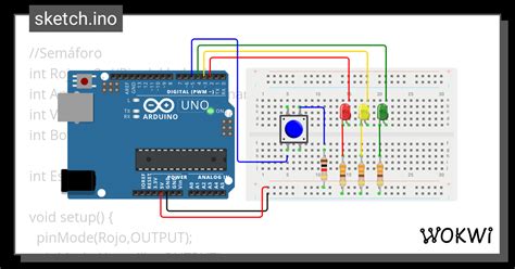 Semáforo Wokwi Esp32 Stm32 Arduino Simulator
