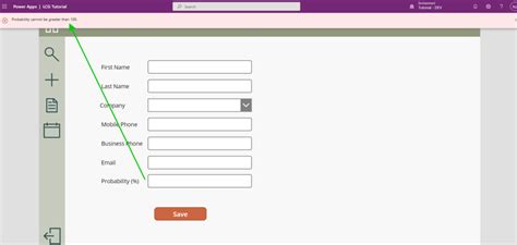 Power Apps Custom Warning Message Lowcodego