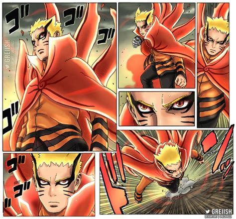 Naruto Baryon Mode By Greciiagzz On Deviantart Naruto Shippuden