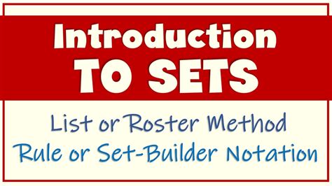 Sets In Rule Method At Paul Hines Blog