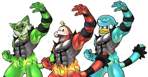 포켓몬스터 스칼렛 바이올렛 스타팅 포켓몬 진화체 Kukikiのイラスト Pixiv