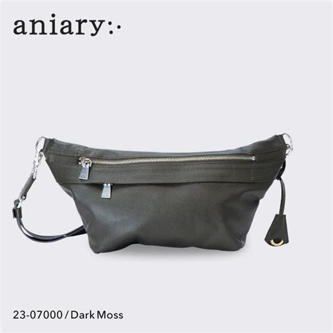 【aniaryアニアリ】ボディバッグ Crossing Leather 23 07000 ダークモス Brianza Online