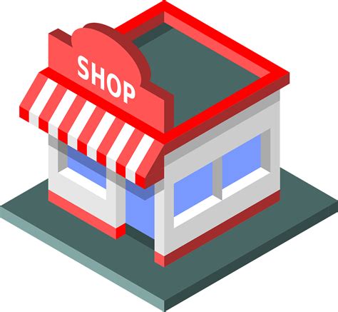 전자 상거래 가게 아이소메트릭 Pixabay의 무료 벡터 그래픽 Pixabay