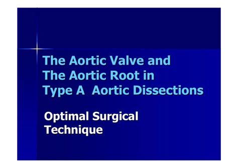 [ppt] The Aortic Valve And The Aortic Valve And The Aortic Root In The Powerpoint Presentation