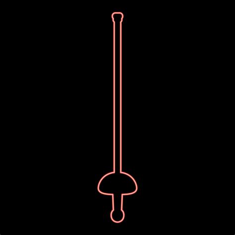 Neón Estoque Espada Sable Esgrima Espada Antiguo Frío Arsenal Pelea Confusa Arma Para Deporte O