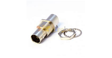 PCB BNC Right Angle Real Panel Mount Socket