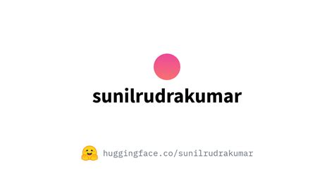Sunilrudrakumar Sunil Kumar