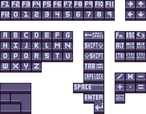 Keyboard Pixel Art By MegaCrash