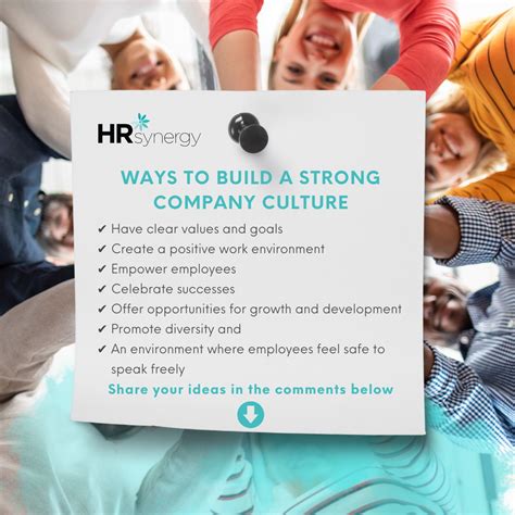 Hr Synergy Llc On Linkedin A Strong Company Culture Is Essential For