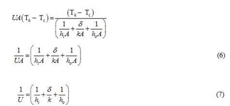 Equation For Overall Heat Transfer Coefficient Tessshebaylo