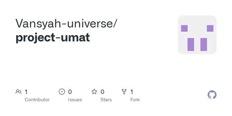 GitHub Vansyah Universe Project Umat