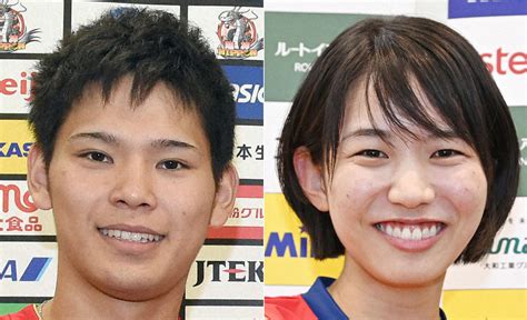 バレー男女代表同士西田有志と古賀紗理那が結婚競技レベルも向上できるよう一層精進 バレーボール写真ニュース 日刊スポーツ