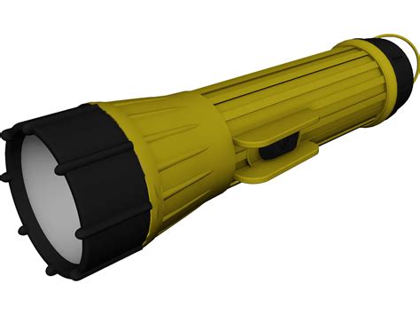 Flashlight 3d Model 3dcadbrowser