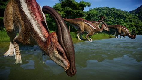 Jurassic World Evolution Parasaurolophus 02 By Kanshinx3 On Deviantart