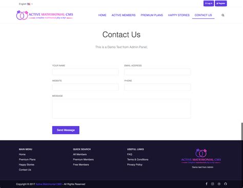 Active Matrimonial Cms By Activeitzone Codecanyon