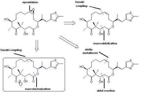 Retrosynthetic Analysis Of Epothilone A According To Danishesky