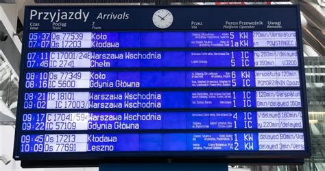 Poznań opóźnione pociągi PKP Problemy na kolei z powodu awarii