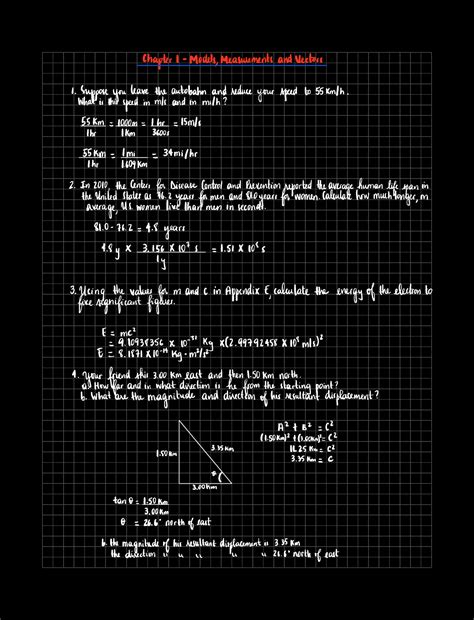 Chapter 1 Practice Problems Phy 2053 Studocu