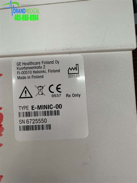 Ge E Minic 00 Co2 Module With Mini D Fend Water Trap Medsold