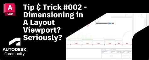 autocad 101 tip and trick 002 dimensioning in a layout viewport
