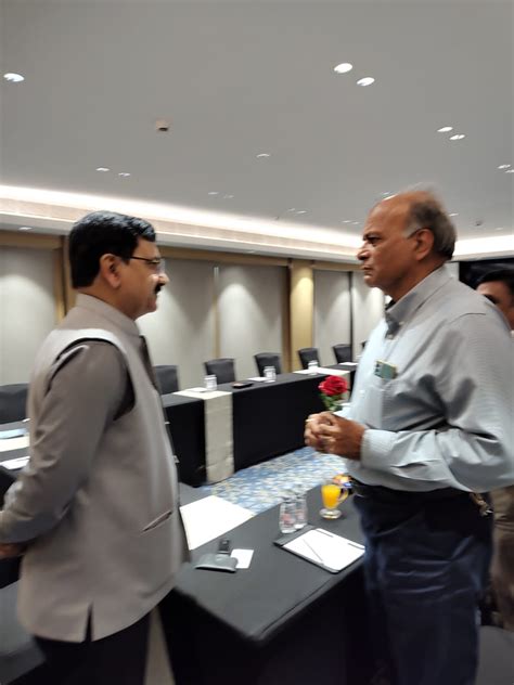 Meeting With Sbi Gm Nw Ii Mr Pranay Ranjan Dwivedi On Customer Meet