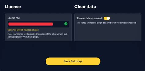 Install The Plugin And Activate The License Fancy Animations
