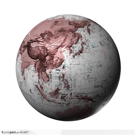 地球 立体地球 地球仪 地图 五大洲 堆糖，美图壁纸兴趣社区