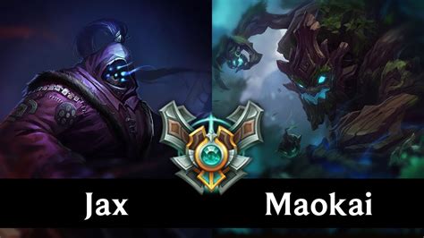Jax Vs Maokai Top Korea Master Patch 8 1 Season 8 Youtube