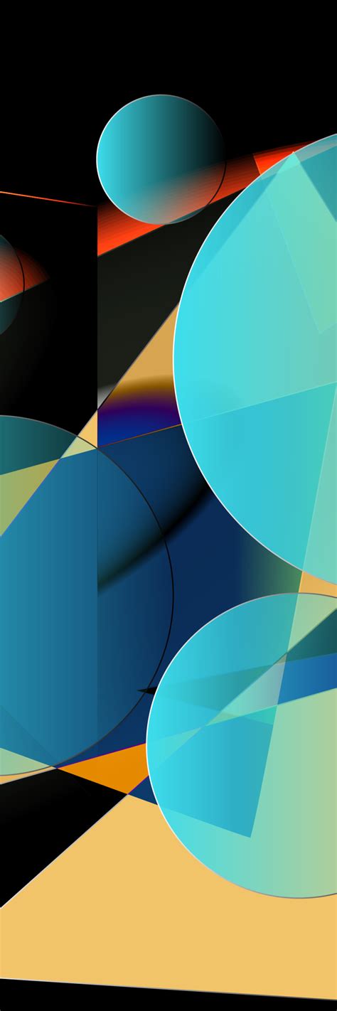 1000x3000 Multiple Geometry Blue Shapes 1000x3000 Resolution Wallpaper