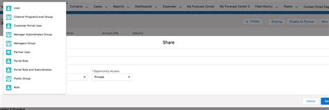 Types Of Manual Sharing In Salesforce Lightning