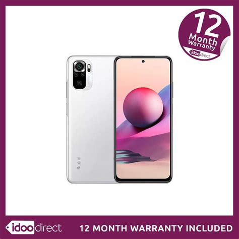 Xiaomi Redmi Note 10S M2101K7BI 64GB 64MP Frost White Smartphone ...