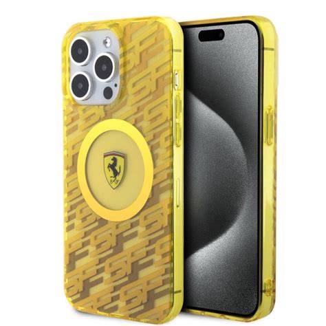 Yeni Gelenler Ferrari Apple iPhone Pro Max Kılıf Ferrari Orjinal Lisanslı Magsafe Şarj