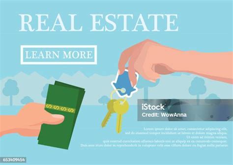 평면 스타일벡터 부동산 개념 Businessmans 손 키와 구매자에 게 주는 줄 돈 웹 배너 판매 또는 임대 벡터 일러스트 레이 션 가정 생활에 대한 스톡 벡터 아트 및