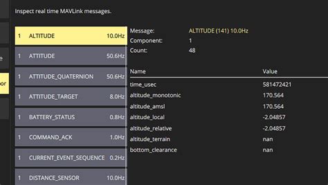 Parameter Issue On Mavlink Inspector In Qgc Qgroundcontrol Discussion Forum For Px4 Pixhawk