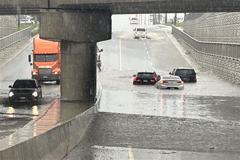 Many Roads Still Closed Due To Flash Flooding After Rainfall Warning