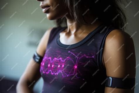 Premium Photo Networked Wearable Devices Tracking Health Metrics