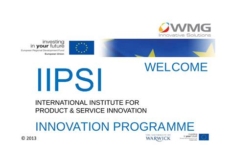 Pdf Introduction To Innovation Programme Dokumentips