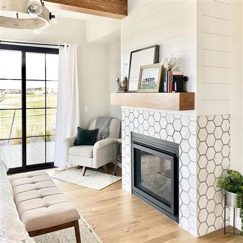 10 Fireplace Tile Ideas From Instagram To Update Your Fireplace