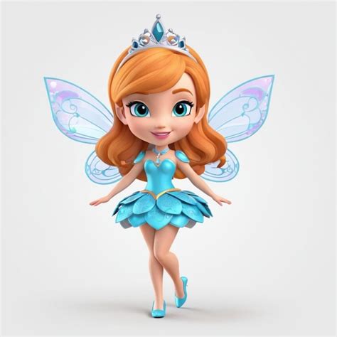 Premium Vector Beautiful Princess Tressa Winx Club And Blue Dress