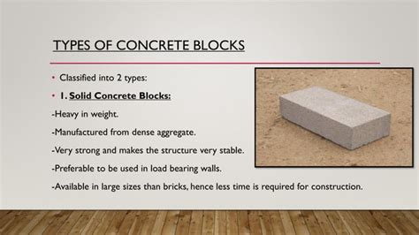 Concrete Blocks And Their Types Pdf
