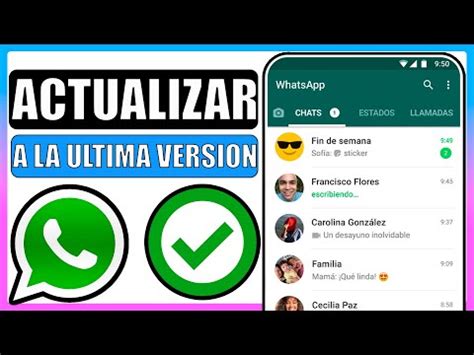 Guía para actualizar WhatsApp a la última versión en 2023