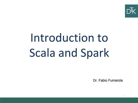 Introduction To Apache Spark Pptx