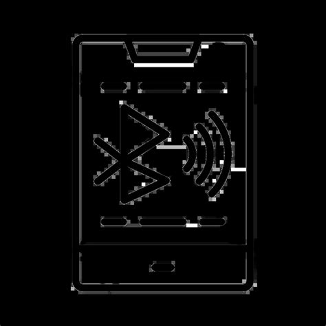 Bluetooth Icon Signals Line Vector PNG Images AI Free Download Pikbest