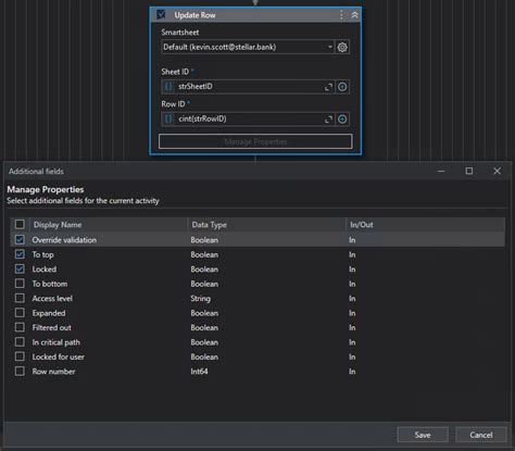 Problem With Smartsheet Update Row Studio UiPath Community Forum
