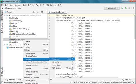 Prototype Project Linear Regression W Python And Normal Equation