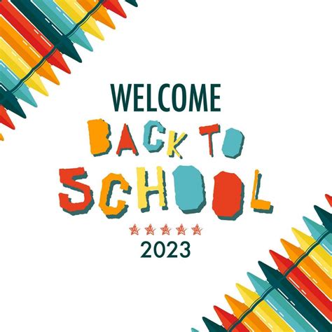Back To School Banner Concept Modern Illustration Of Colorful Crayon