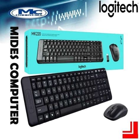 Promo 100 Produk Ori Keyboard Mouse Logitech Wireless Combo Mk220 Diskon 23 Di Seller Frens