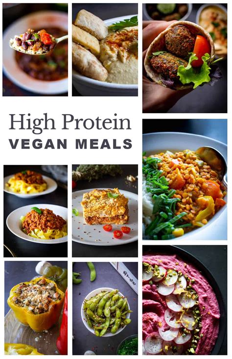 High Protein Vegan Meals Our Plant Based World