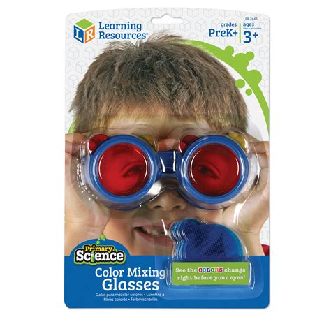 Learning Resources Primary Science Color Mixing Glasses Set Pack Of 3